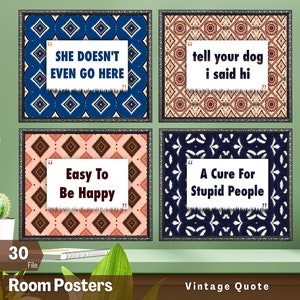 Boho Quotes Set of 30 JPEG Motivational Bundle Empowered Women Digital ...