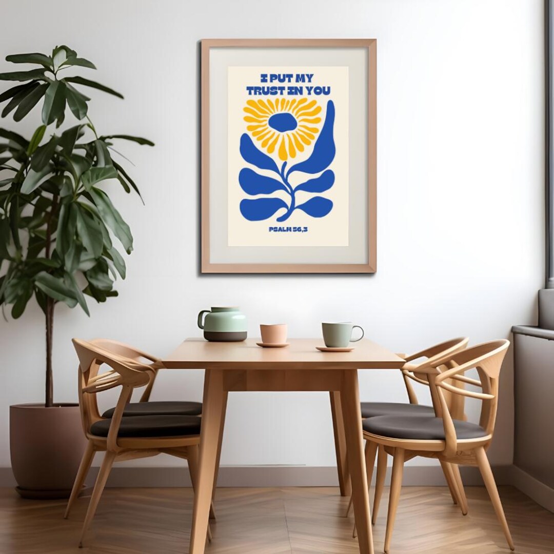 Christian Poster, Psalm, I Put My Trust in You, Prayer, Motivation ...