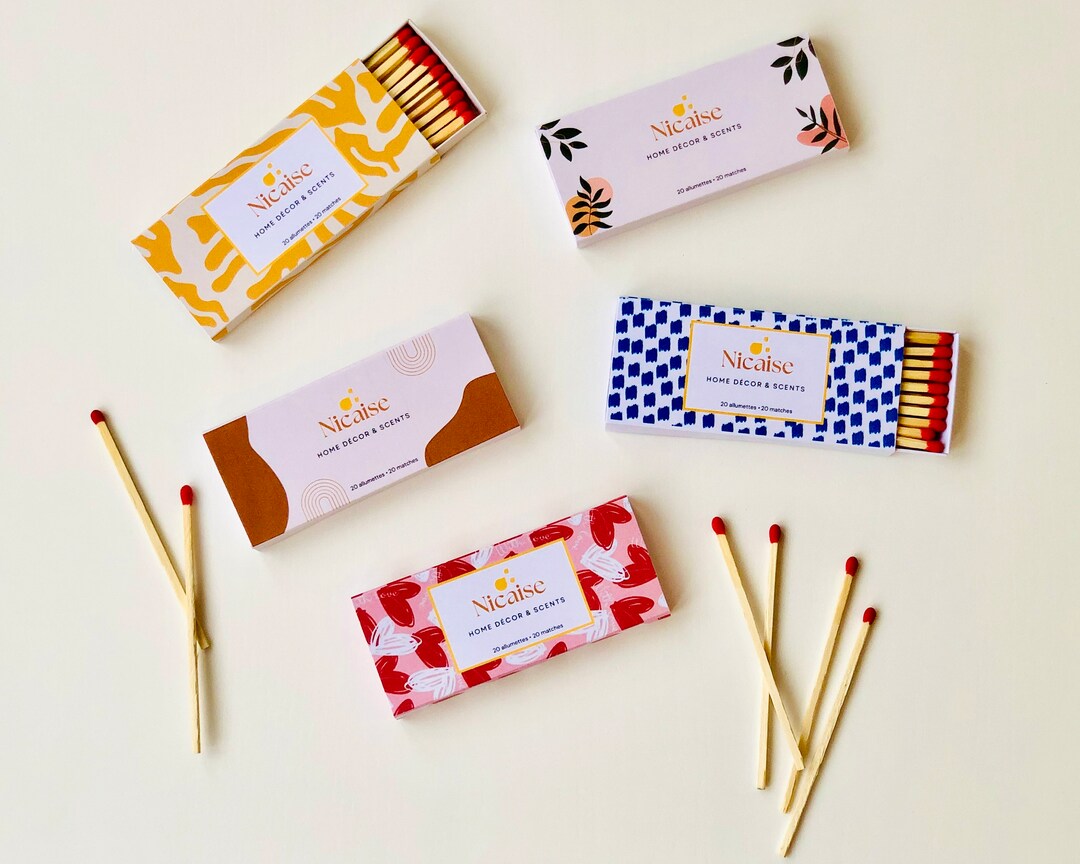 Unique Custom Matchbox Light up Your Candle Experience - Etsy