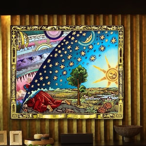 Flammarion Engraving Canvas Art: 1888 Astronomy Print - Etsy