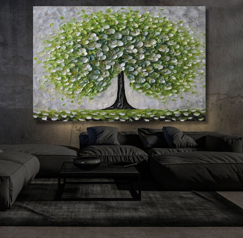 Tree of Life Colorful Painting Art Tree of Life Artwork Stained Glass ...