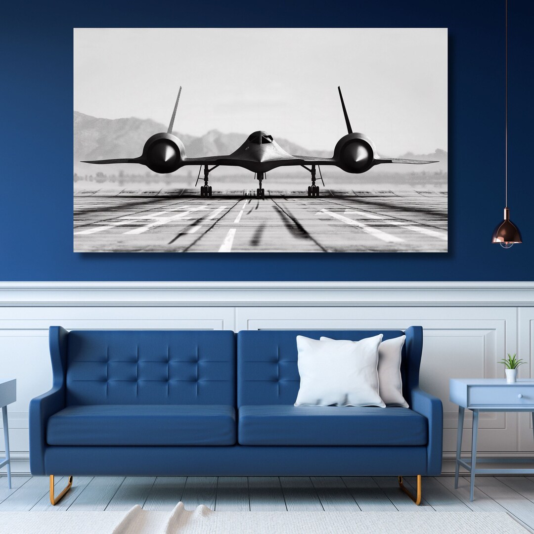Aviation Canvas Wall Art,lockheed SR-71 Blackbird Poster,aviator Gift ...