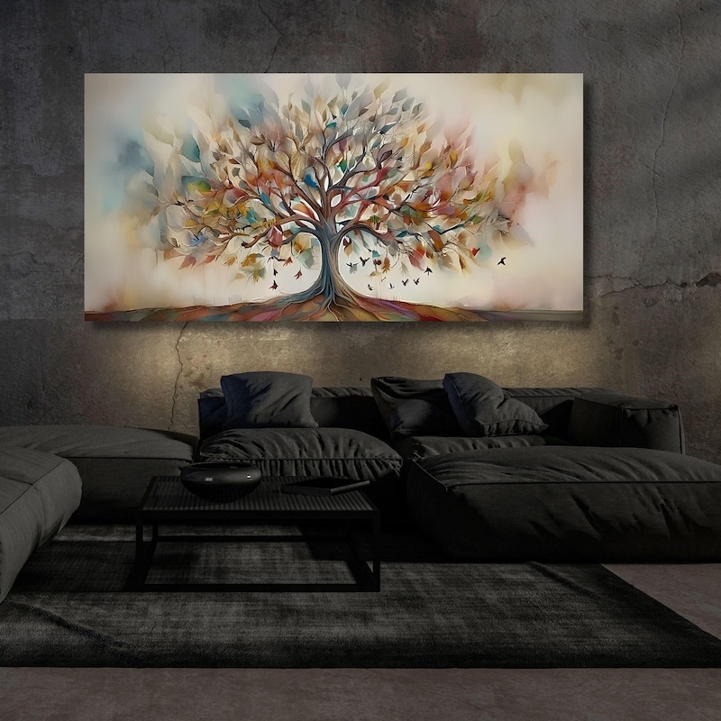 Tree of Life Canvas Wall Art - Etsy