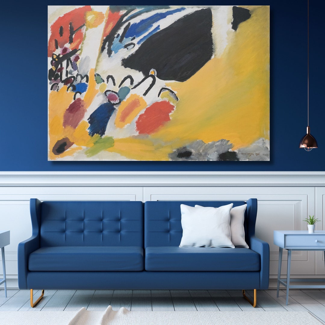 Impressions III (concert) More Canvas Wall Art Kandinsky Painting Art ...