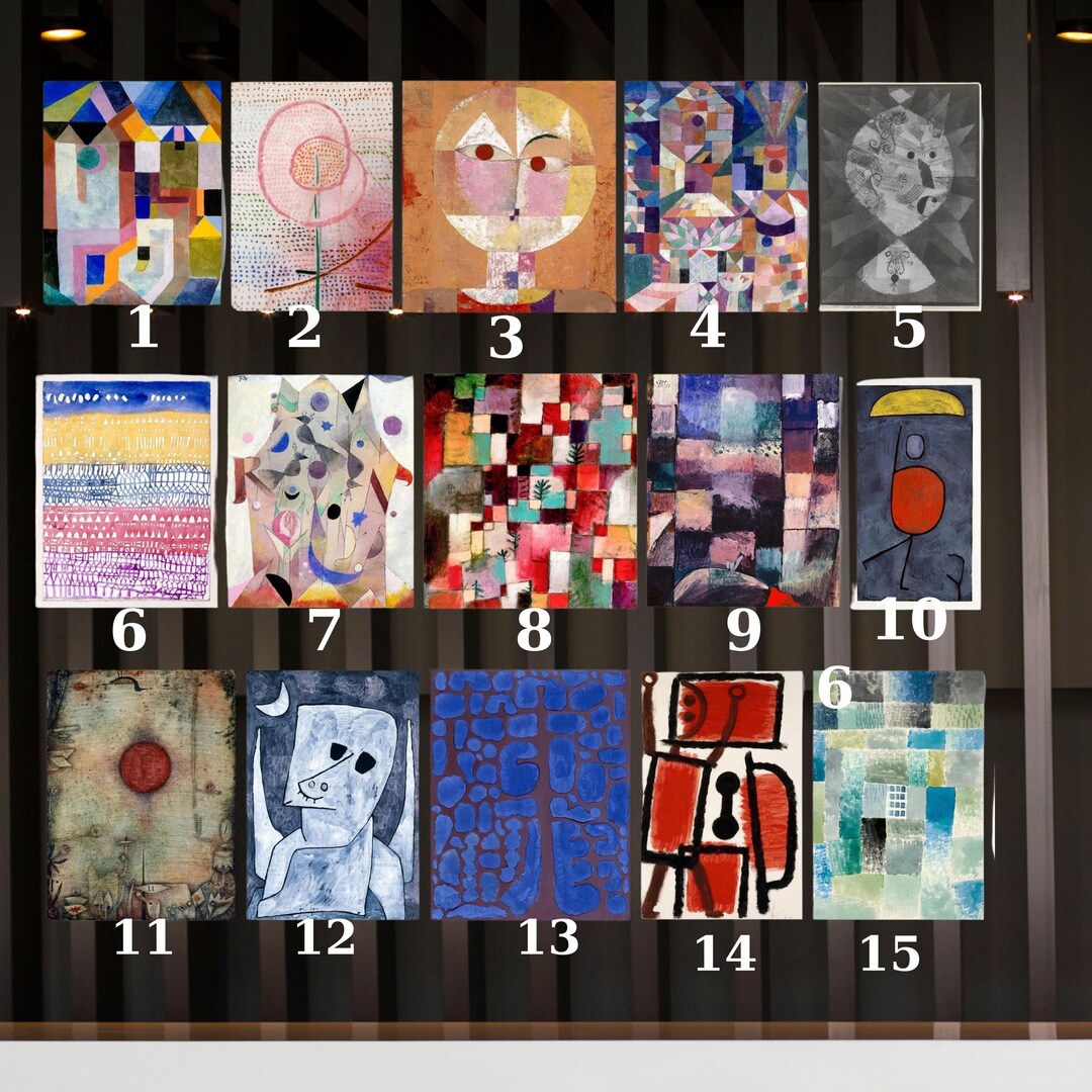 Custom Paul Klee Canvas Print: Choose Your Artwork - Etsy
