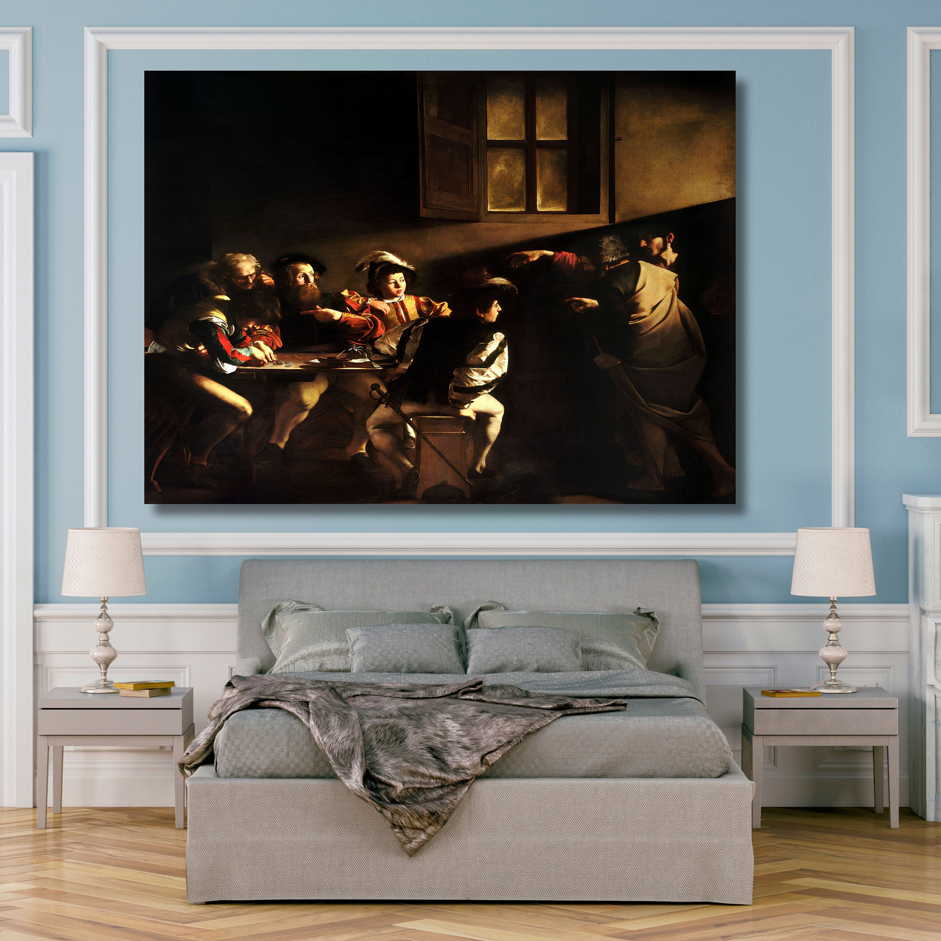 Caravaggio: the Calling of St Matthew Canvas Art Print - Etsy