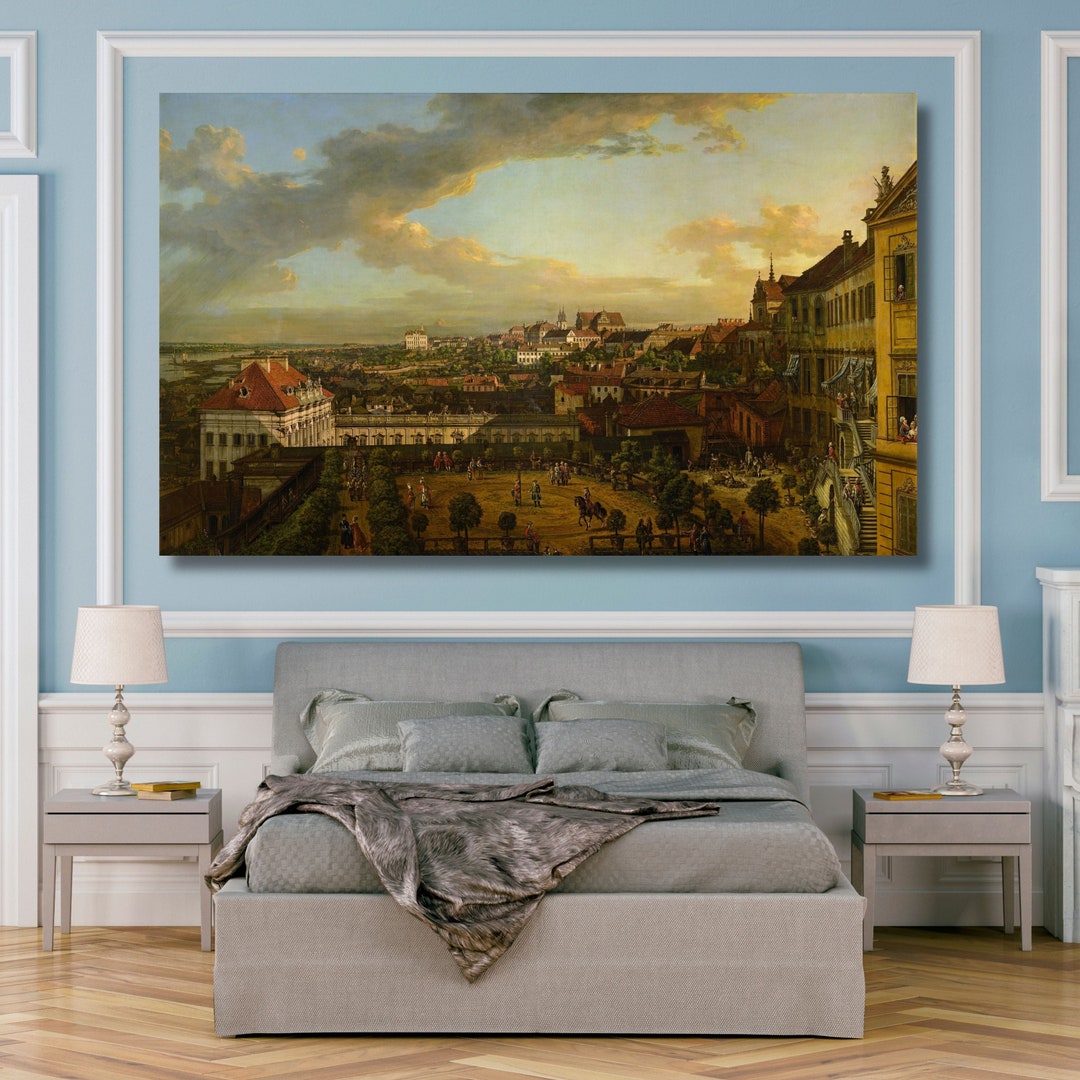 Bernardo Bellotto View of Warsaw From the Royal Castle Canvas Wall Art ...