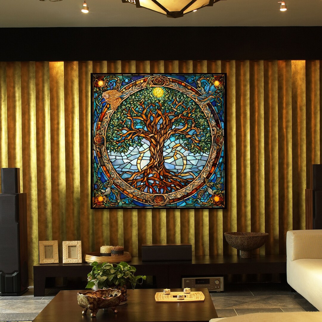 Tree of Life Canvas Wall Art Tree of Life Wall Art, Tree of Life Poster ...