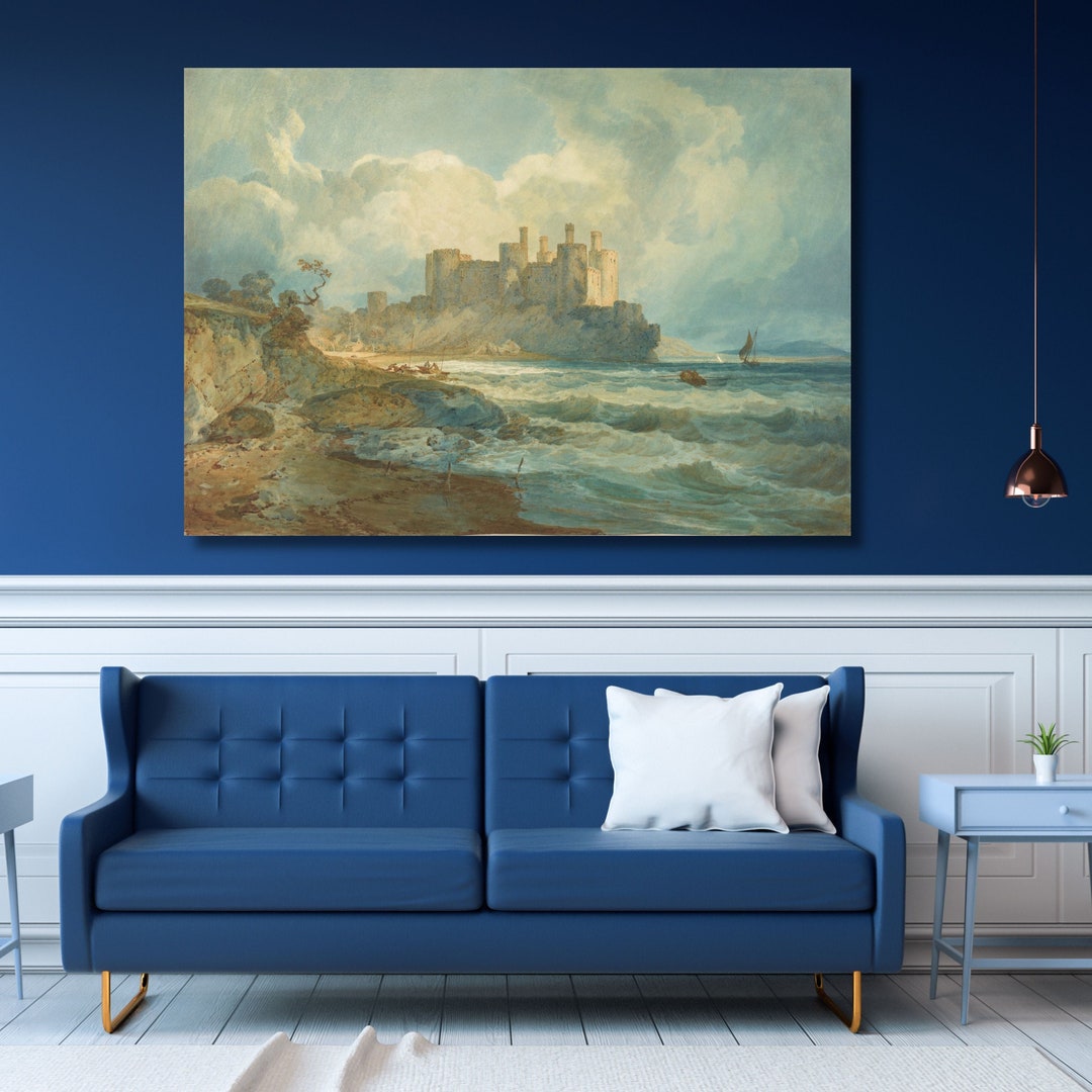 Conway Castle, North Wales by Joseph Mallord William Turner Canvas Wall ...