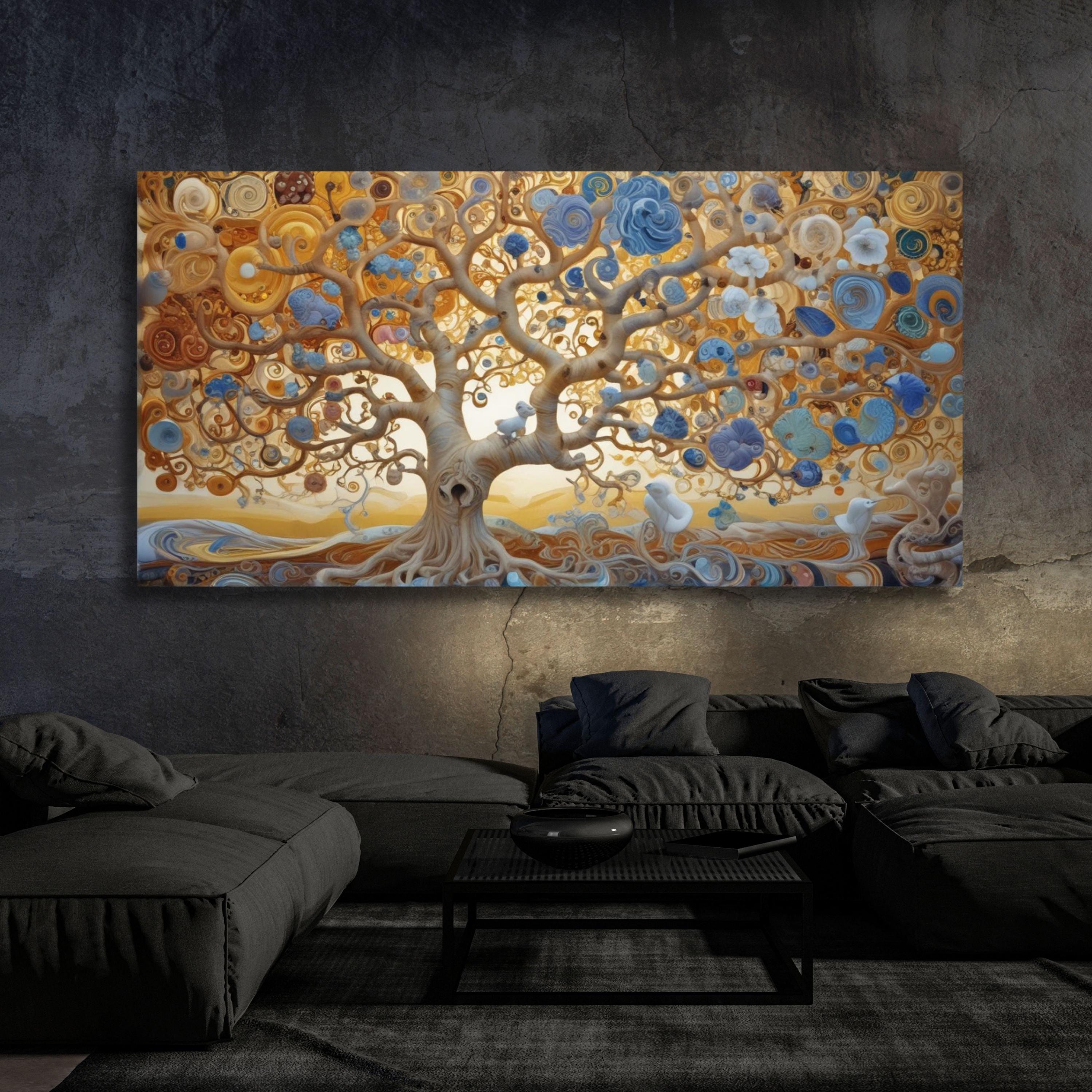 Tree of Life Gustav Klimt Canvas Wall Art,tree of Life Framed Wall Art,tree of Life Poster ...