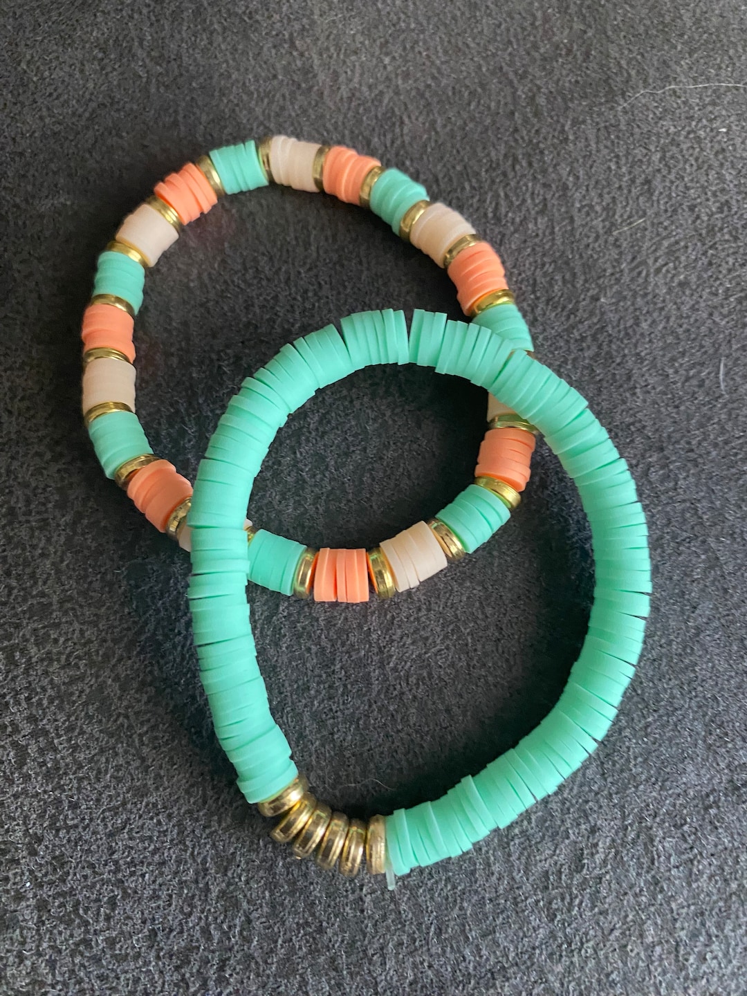 Clay Bead Bracelets - Etsy