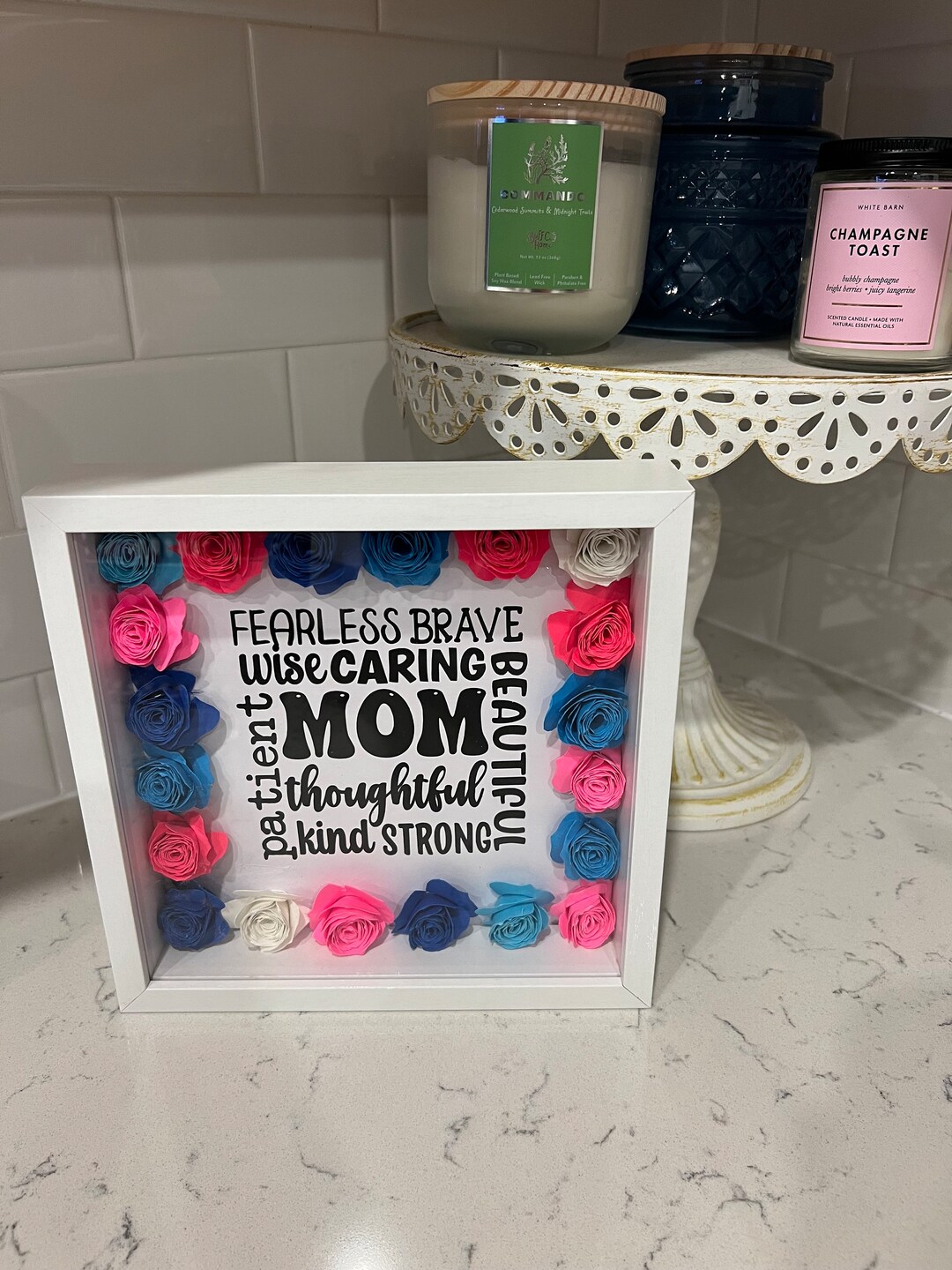 Full Flower Shadow Box - Etsy
