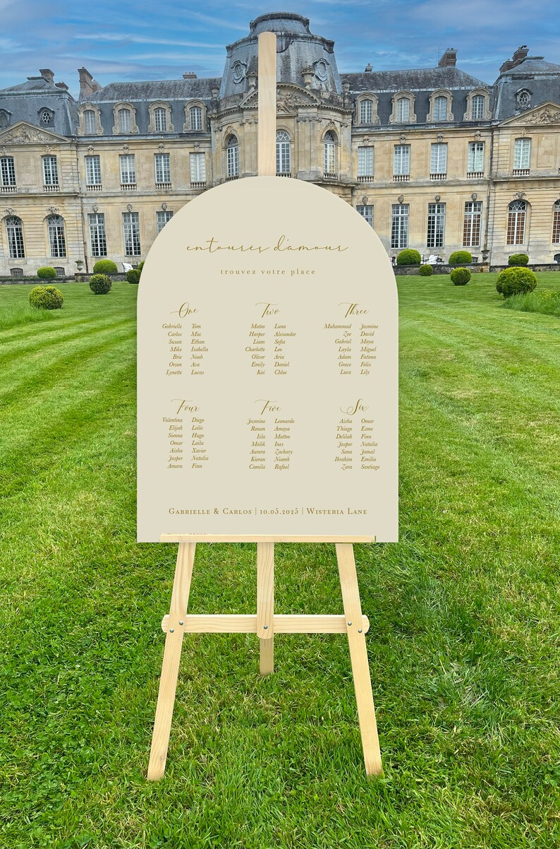 Wedding Seating Plan, Arch Seating Plan, Wedding Decoration ...