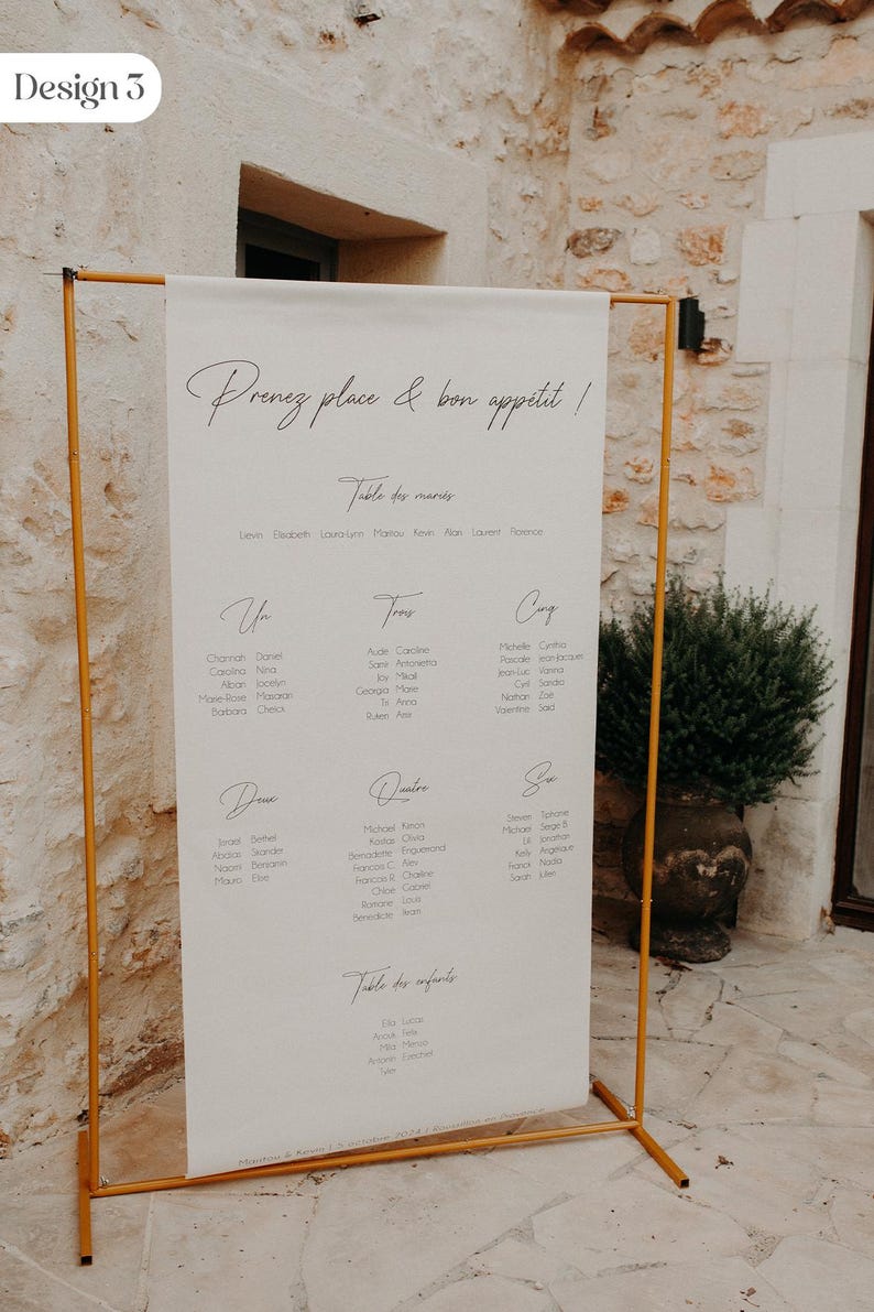 Fabric Wedding Seating Chart, Personalized Linen Seating Chart, Large ...