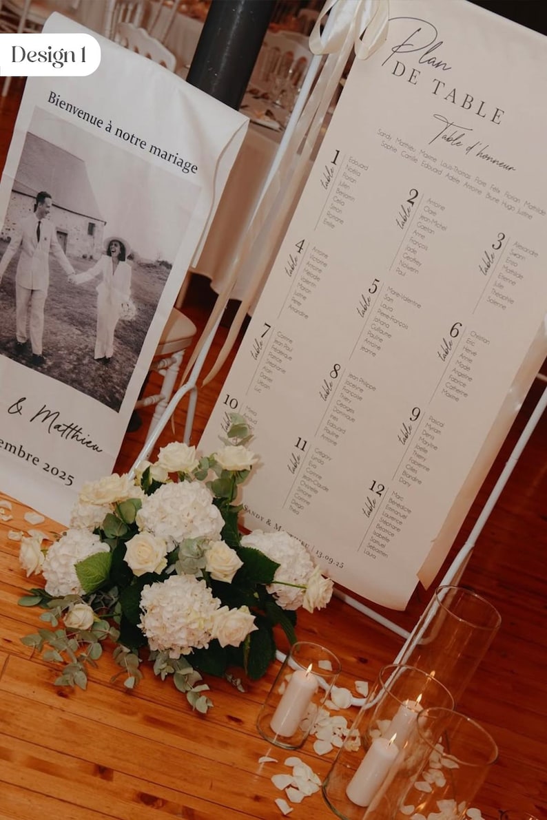 Fabric Wedding Seating Chart, Personalized Linen Seating Chart, Large ...