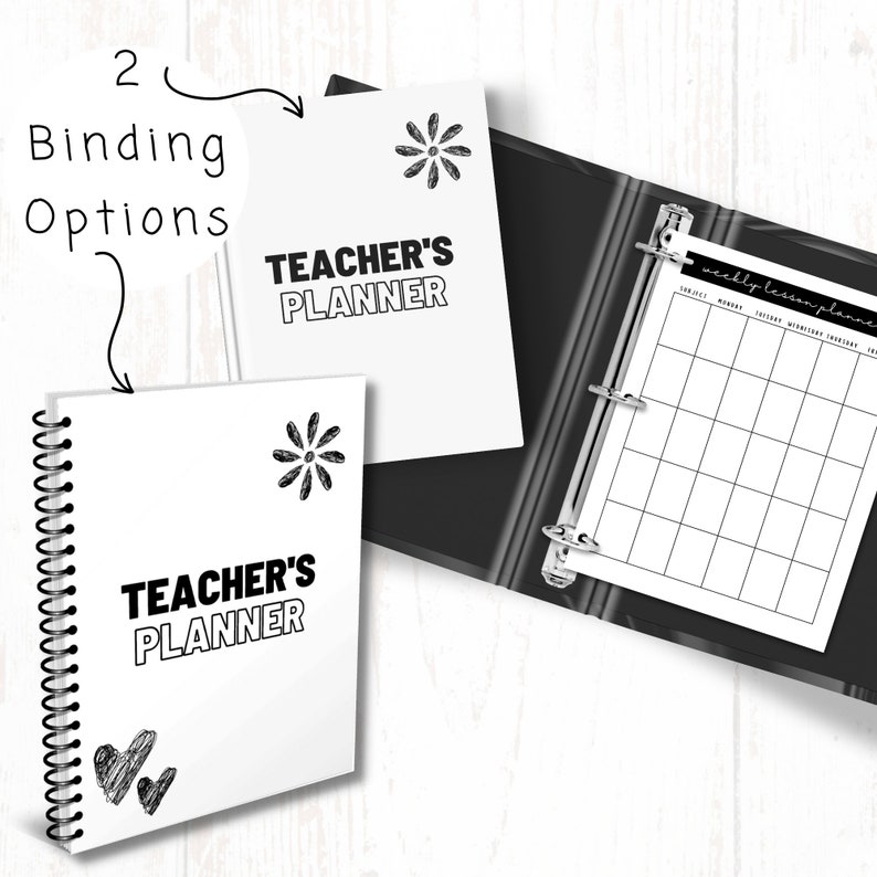 Printable Teachers Planner, PDF Teachers Planner, Instant Download ...