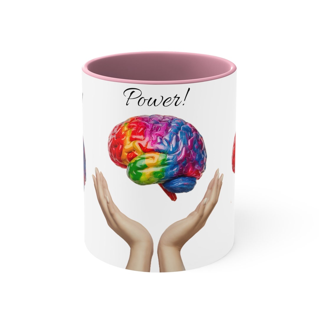 Neuro Nourishment: Word Power Brain Mug Accent Coffee Mug, 11oz - Etsy