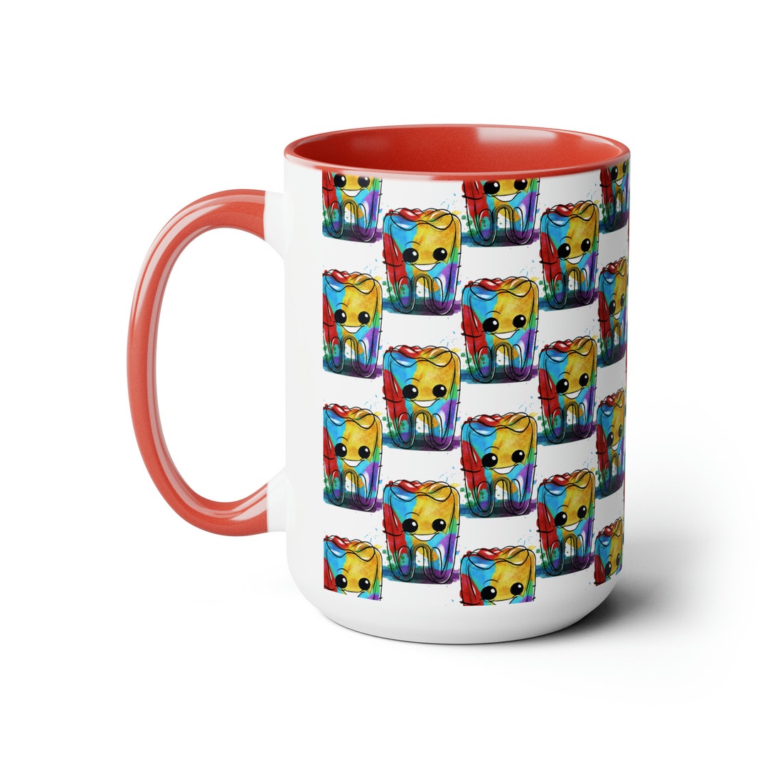 5 Color Two-tone Coffee Mugs of Tooths, Dental Mug, Dental Appreciation ...