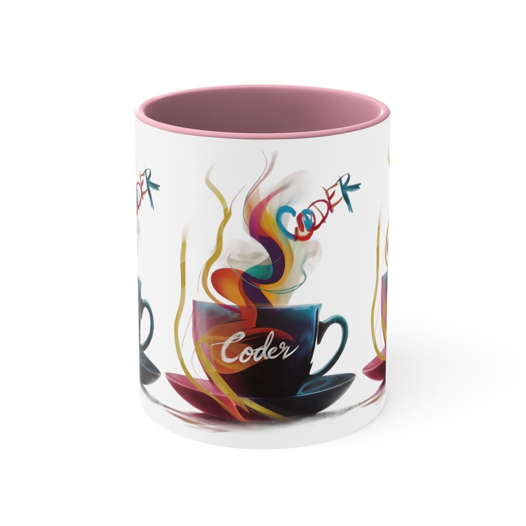 Caffeine & Codes: Medical Coder's Cup Accent Coffee Mug, 11oz UKANG - Etsy