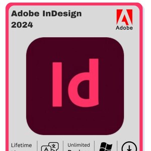 Adobe Indesign 2024 Ready to Use Lifetime License Windows - Etsy Australia