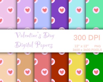 Solid Soft Pastel Colors Digital Papers Pack - Commercial Use - 12 ...