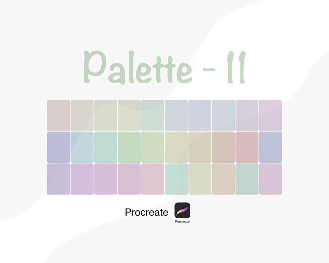 Procreate Colors Palette 11 Illustration Colors Digital Drawing Digital ...