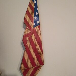 Handmade Vertical Wooden Flag - Rustic Patriotic Decor - Made to Order ...