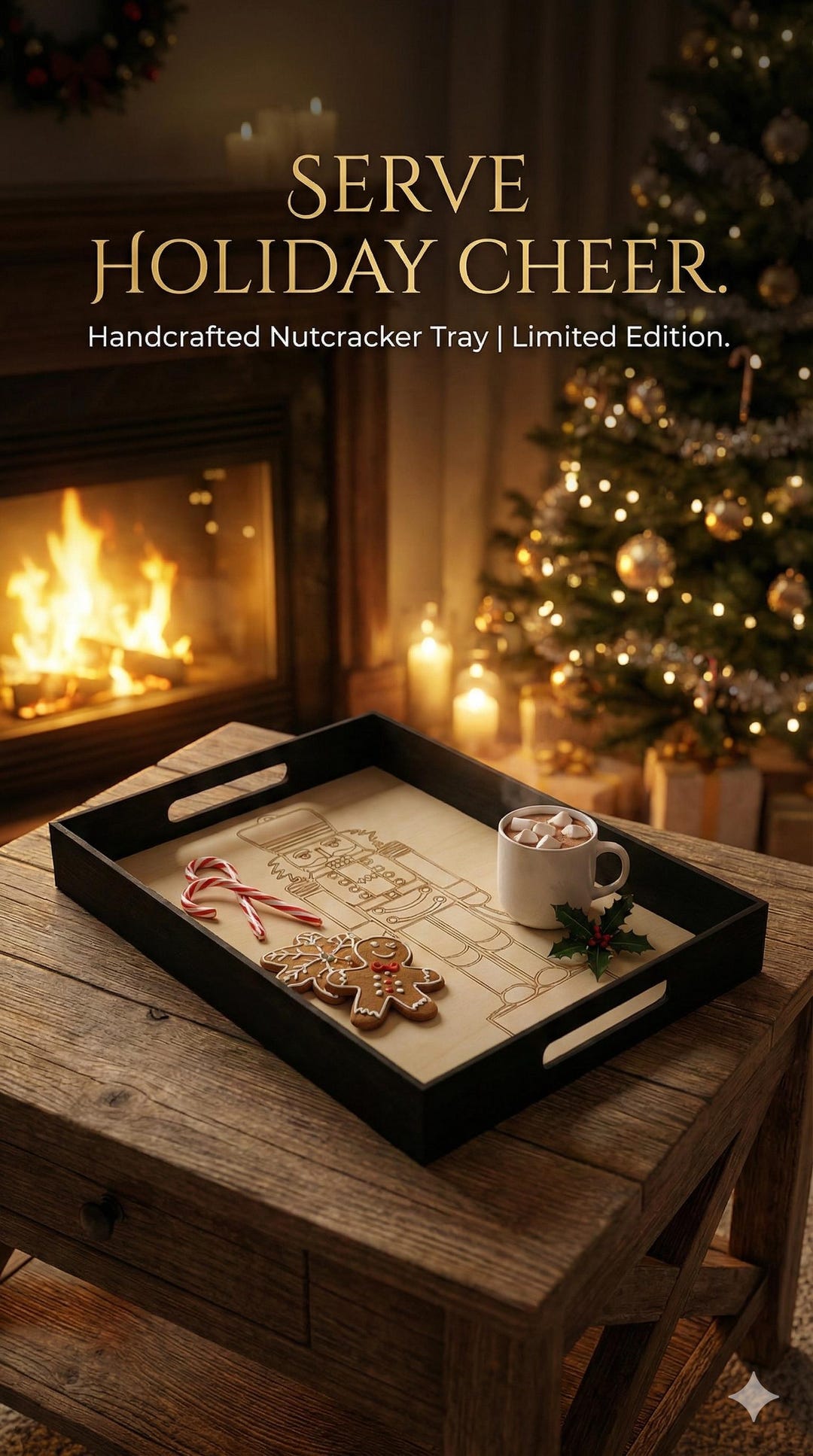 The Nutcracker Suite Tray – Laser Engraved Wooden Server Tray or Wall ...