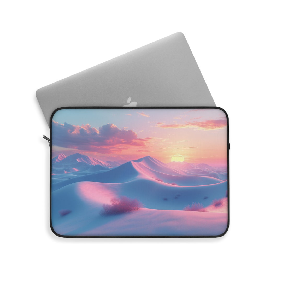 Laptop Sleeve,desert Twilight, Dune Sleeve, Pastel Laptop, Serene ...