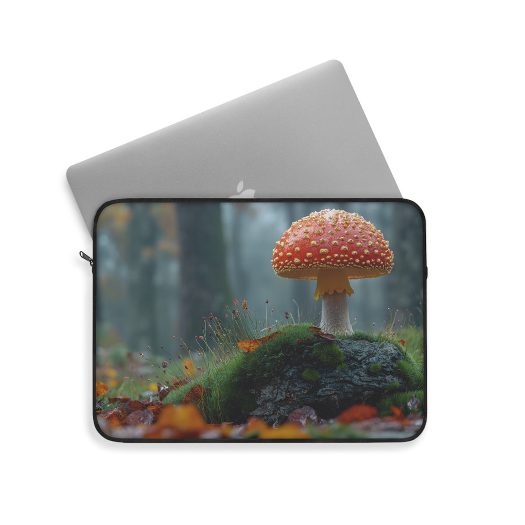 Laptop Sleeve,mushroom Sleeve Art, Forest Laptop Cover, 3D Fungus Case ...