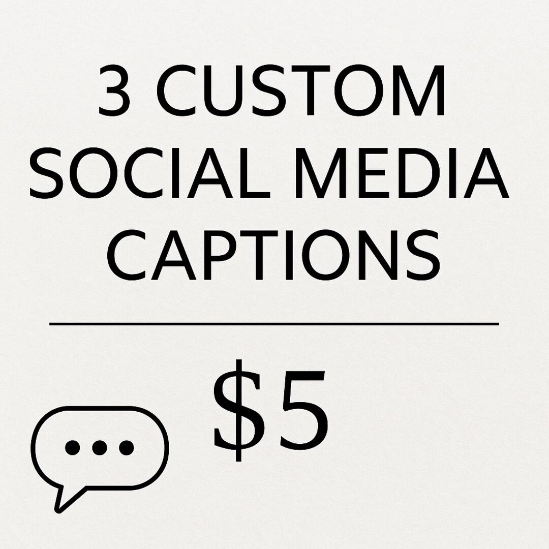 3 Custom Social Media Captions – Personalized, On-brand Text for Reels ...