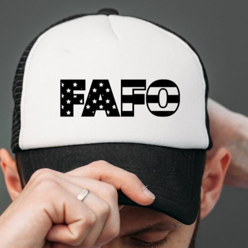 American Flag With Fafo - Etsy