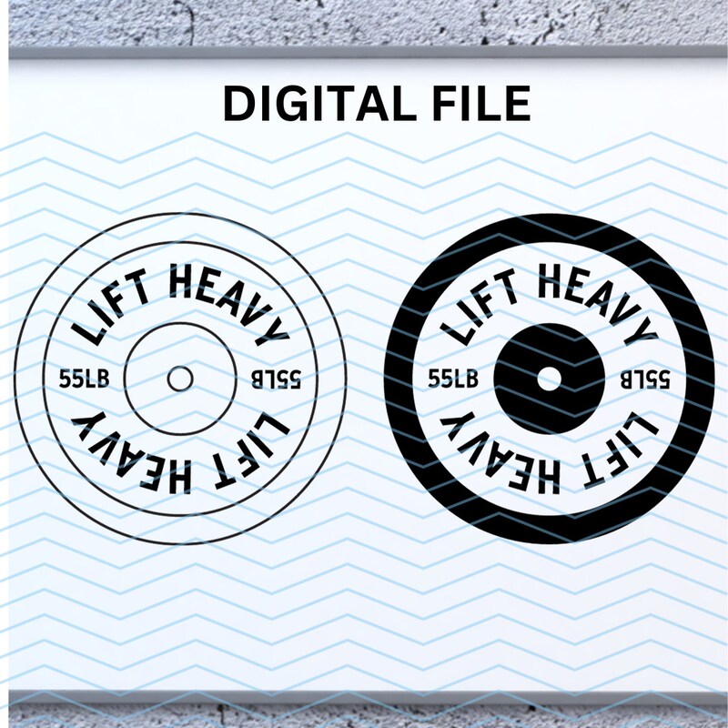 Weight Plate Svg - Etsy