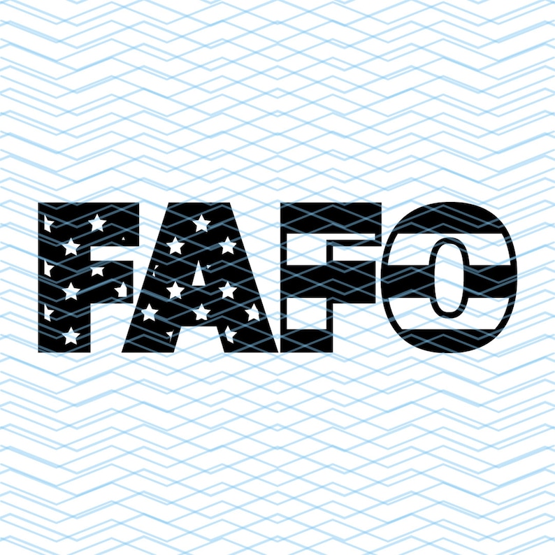 American Flag Themed FAFO Logo - SVG, PNG - Etsy