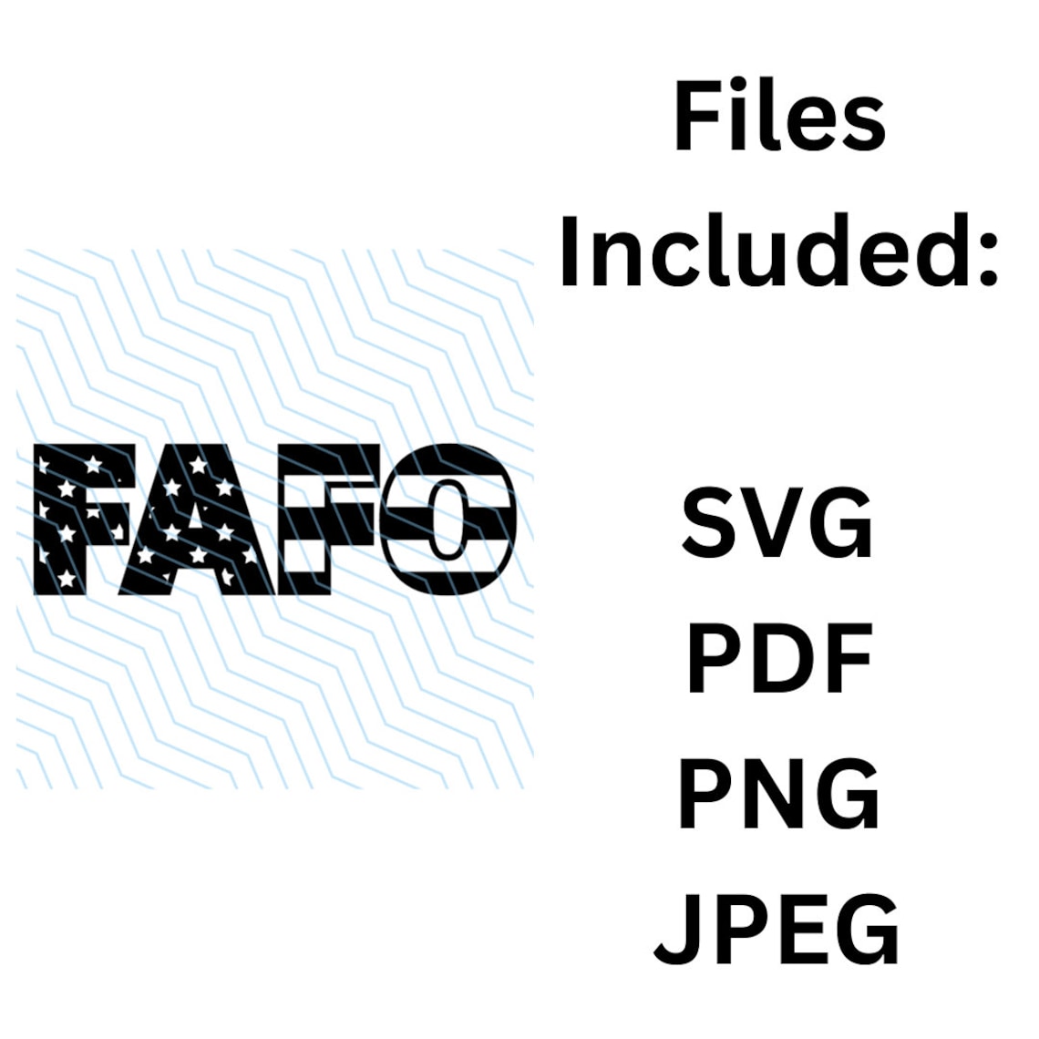 American Flag Themed FAFO Logo - SVG, PNG - Etsy