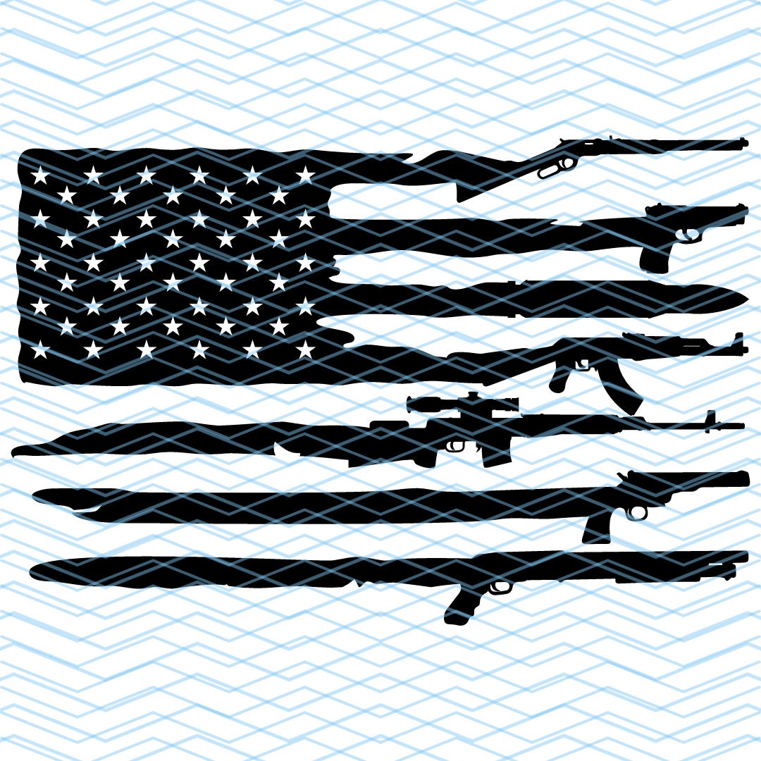 Second Amendment American Flag - SVG, PNG, JPEG - Etsy