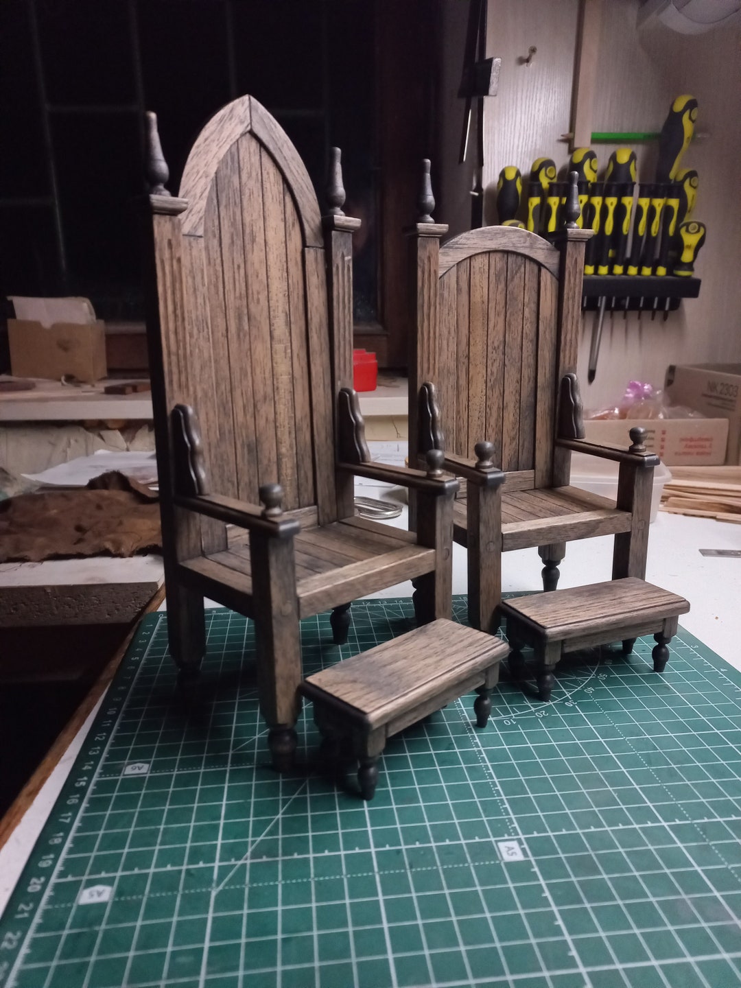 Throne Wooden for Dolls - Etsy