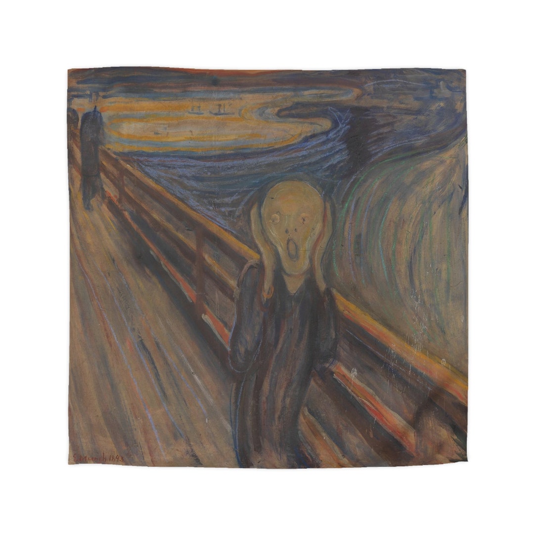 The Scream Microfiber Duvet Cover - Etsy