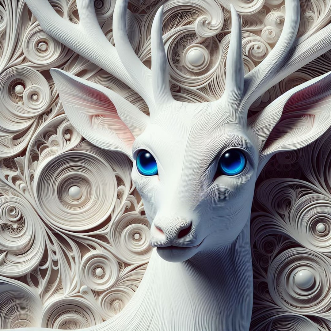 Deer Stl Hueforge 3D Printed Hueforge Prints Art Hueforge Stl Print ...