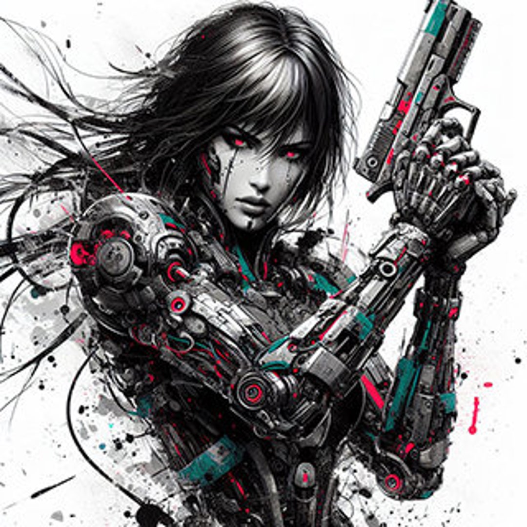 Cyber Woman Stl Hueforge 3D Printed Hueforge Prints Art Hueforge Stl ...