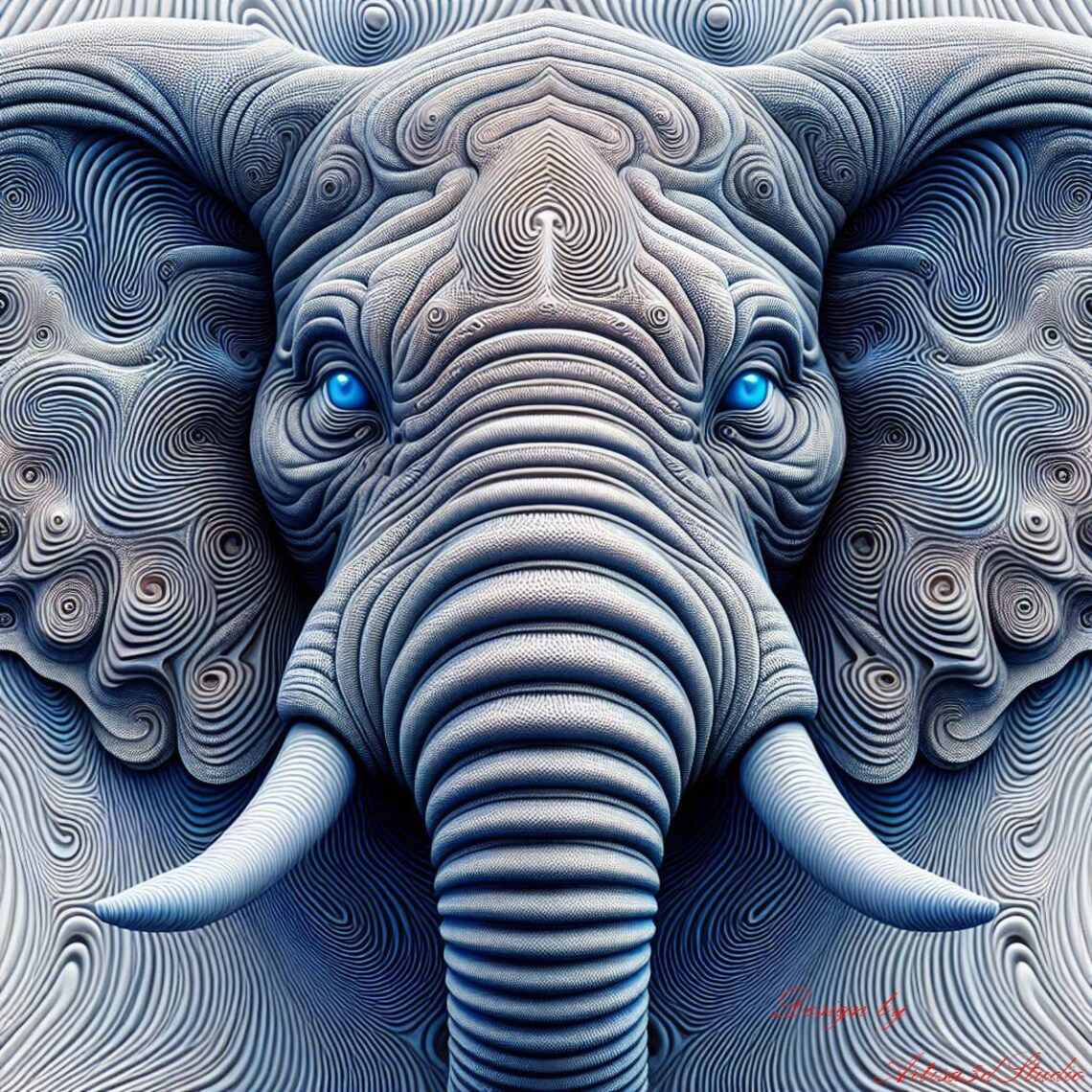 Elephant Hueforge Stl File Elephant 3d Printed Elephant Wall Art Décor ...