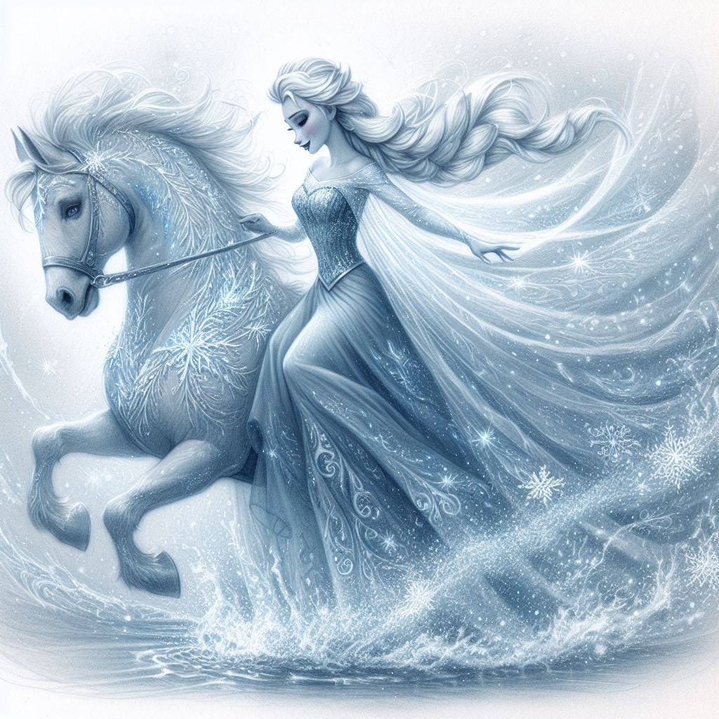 Snow Princess Hueforge Stl File Elsa 3d Printed Elsa Wall Art Décor ...