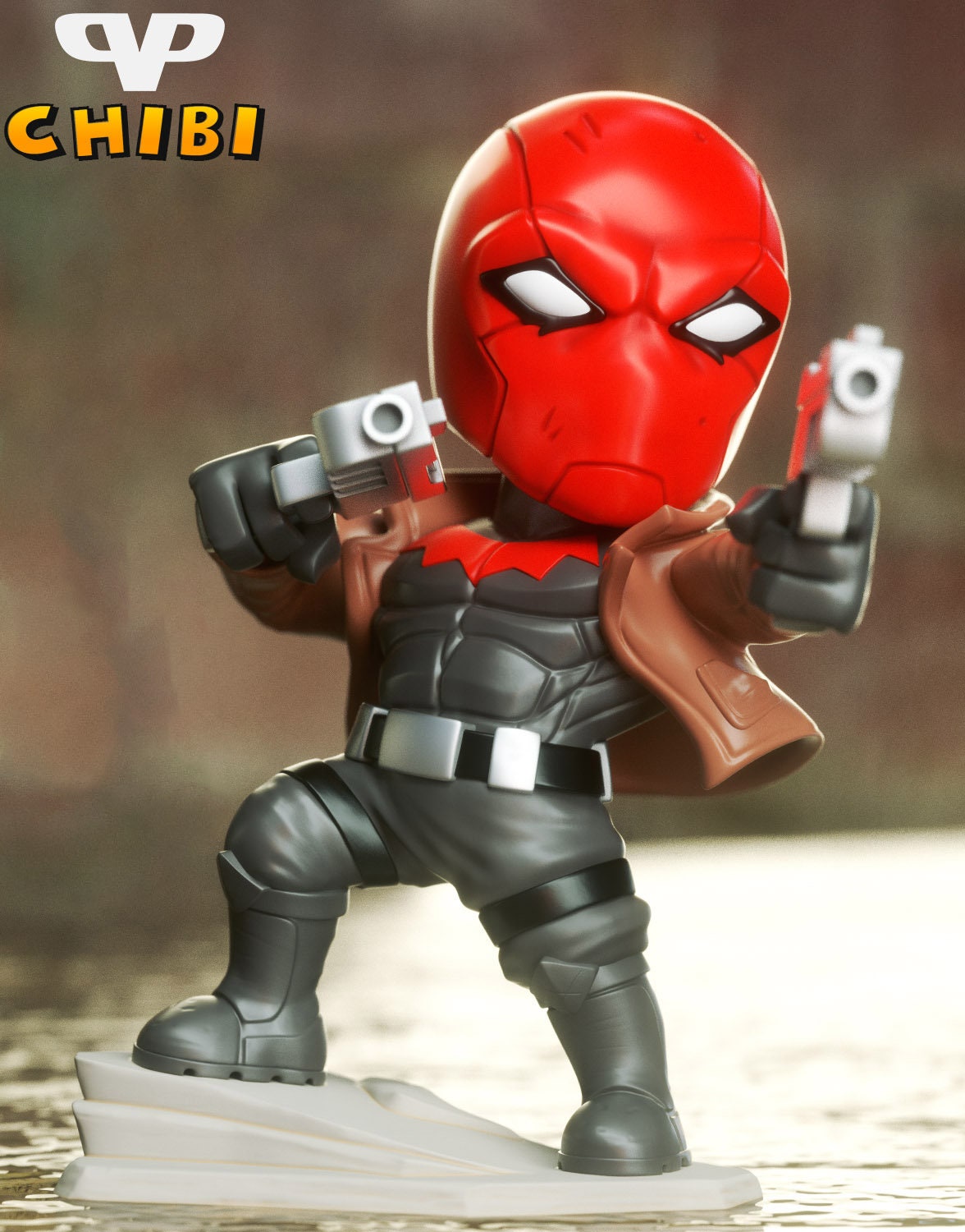 Red Hood 3d Printed Hand Painted Fanart Figure Red Hood Hand Made ...