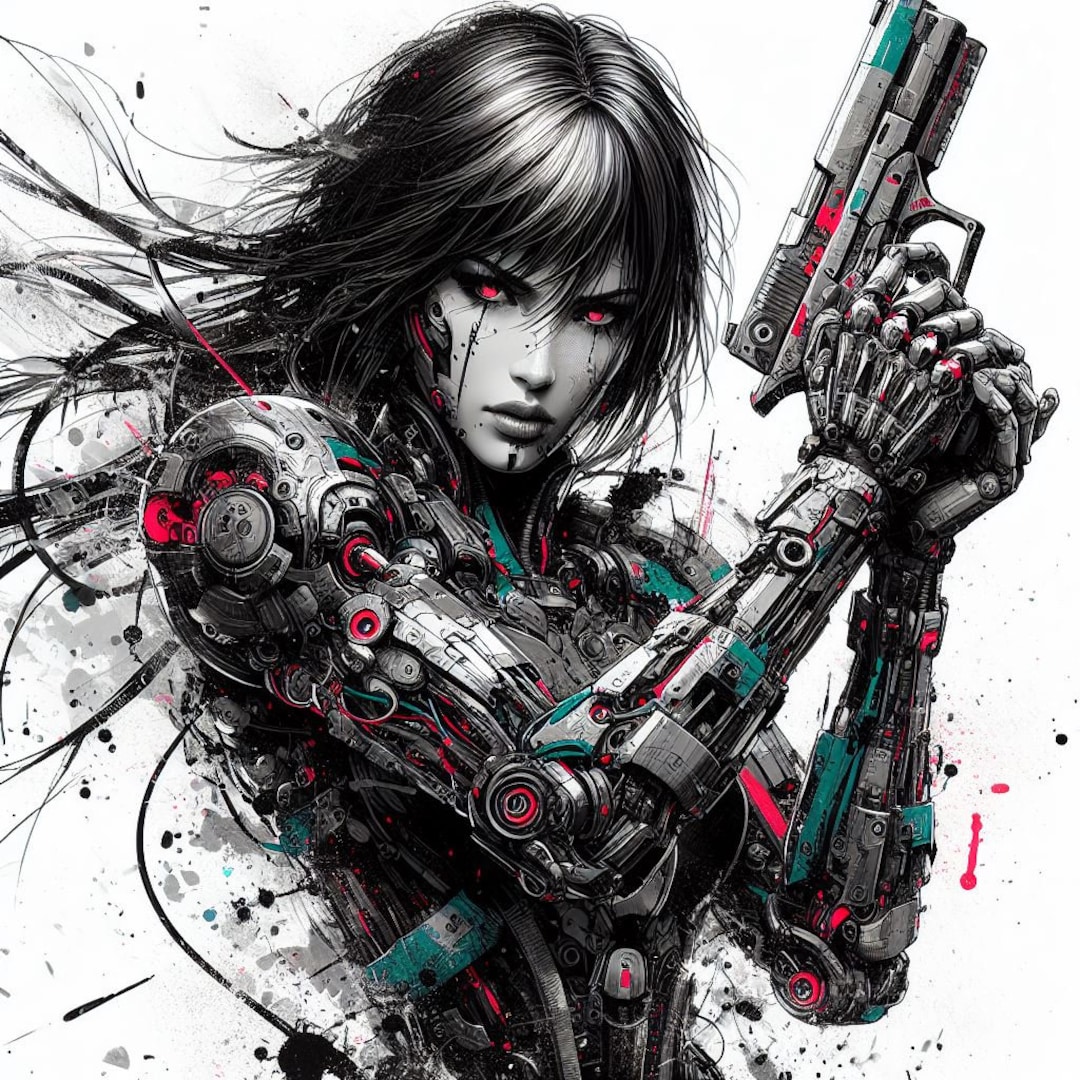 Cyber Woman Stl Hueforge 3D Printed Hueforge Prints Art Hueforge Stl ...