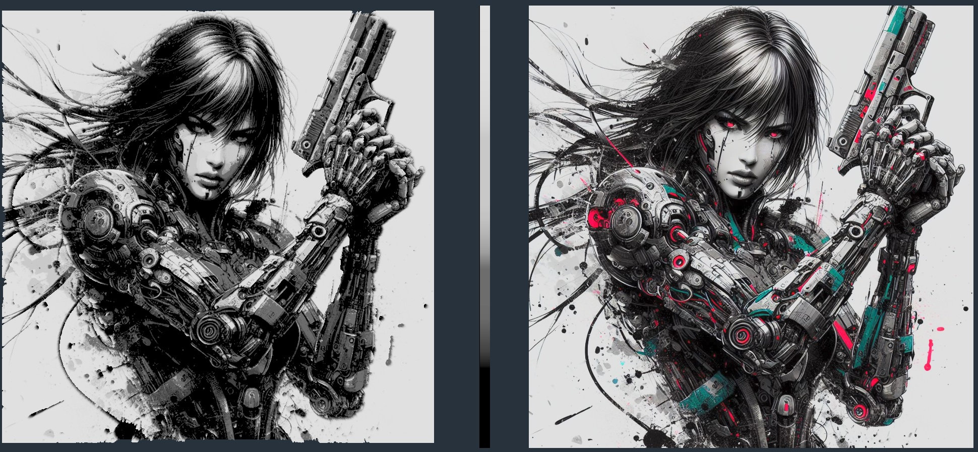 Cyber Woman Stl Hueforge 3D Printed Hueforge Prints Art Hueforge Stl ...