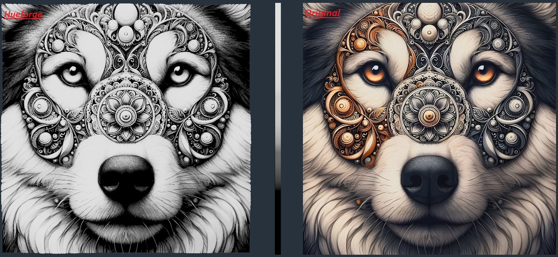 Wolf Hueforge Stl File Wolf 3d Printed Wolf Wall Art Décor Wolf 3d ...