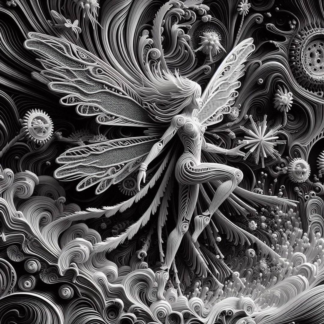 Fairy Stl Hueforge 3D Printed Hueforge Prints Art & Collectibles - Etsy