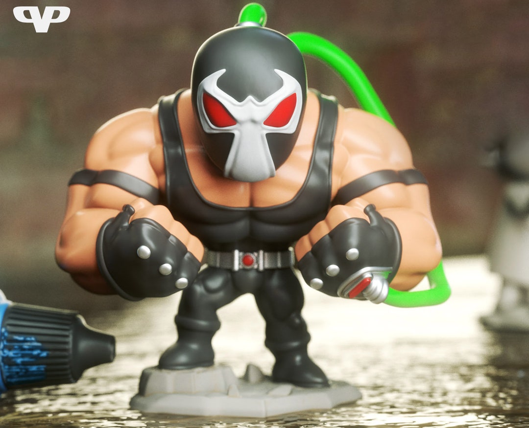 Bane 3d Printed Hand Painted Fanart Figure Bane Hand Made Statue Bane ...