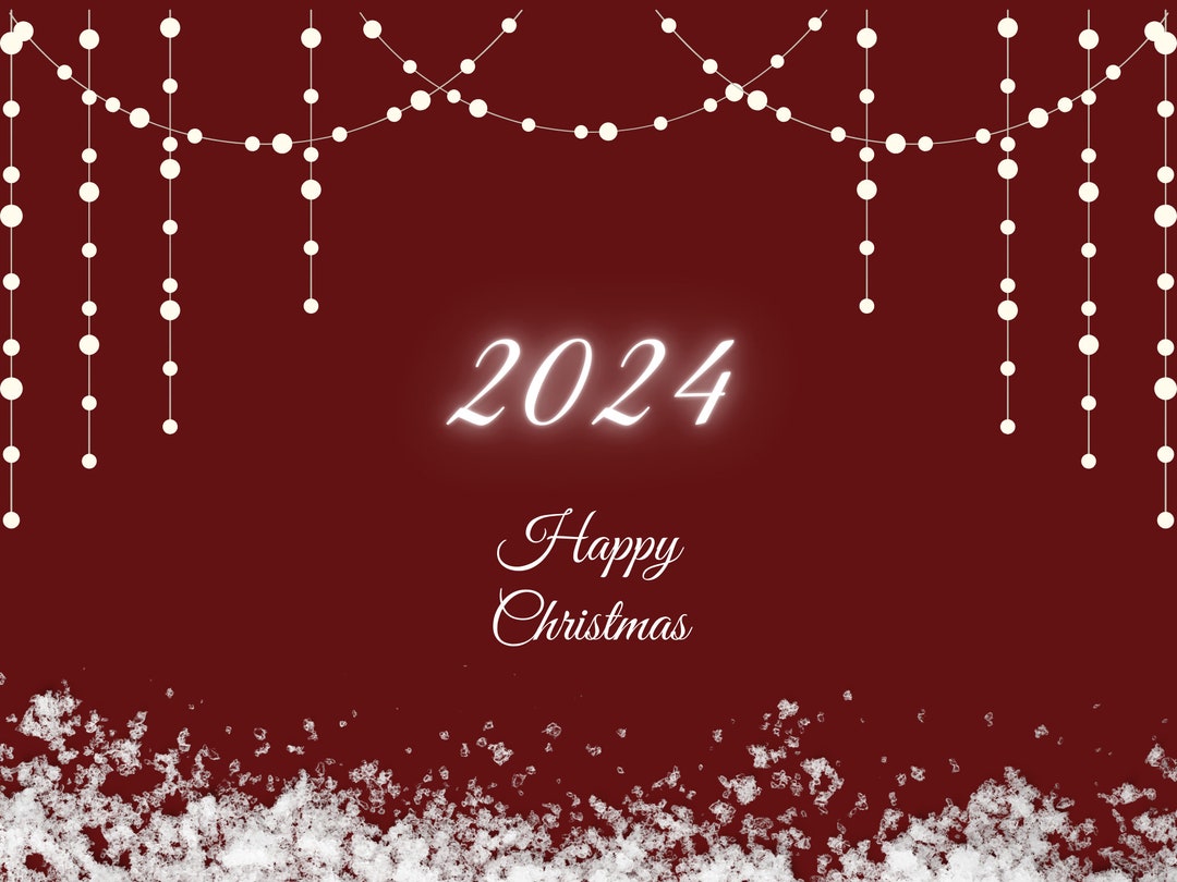 Christmas Gift Card Christmas Card 2024 Art Digital Christmas Card - Etsy