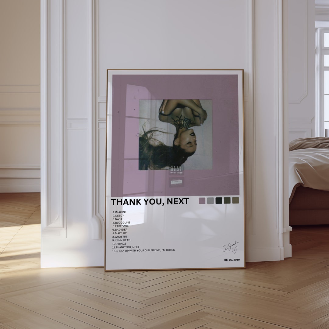 Ariana Grande / Thank You, Next /album Cover Poster / Album Print ...